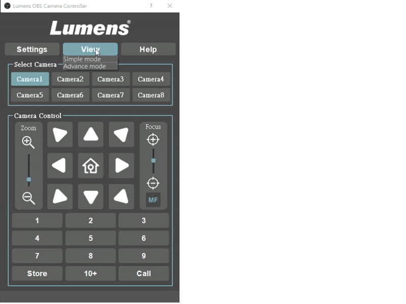 OBS Plugin and Dockable Controller | Lumens